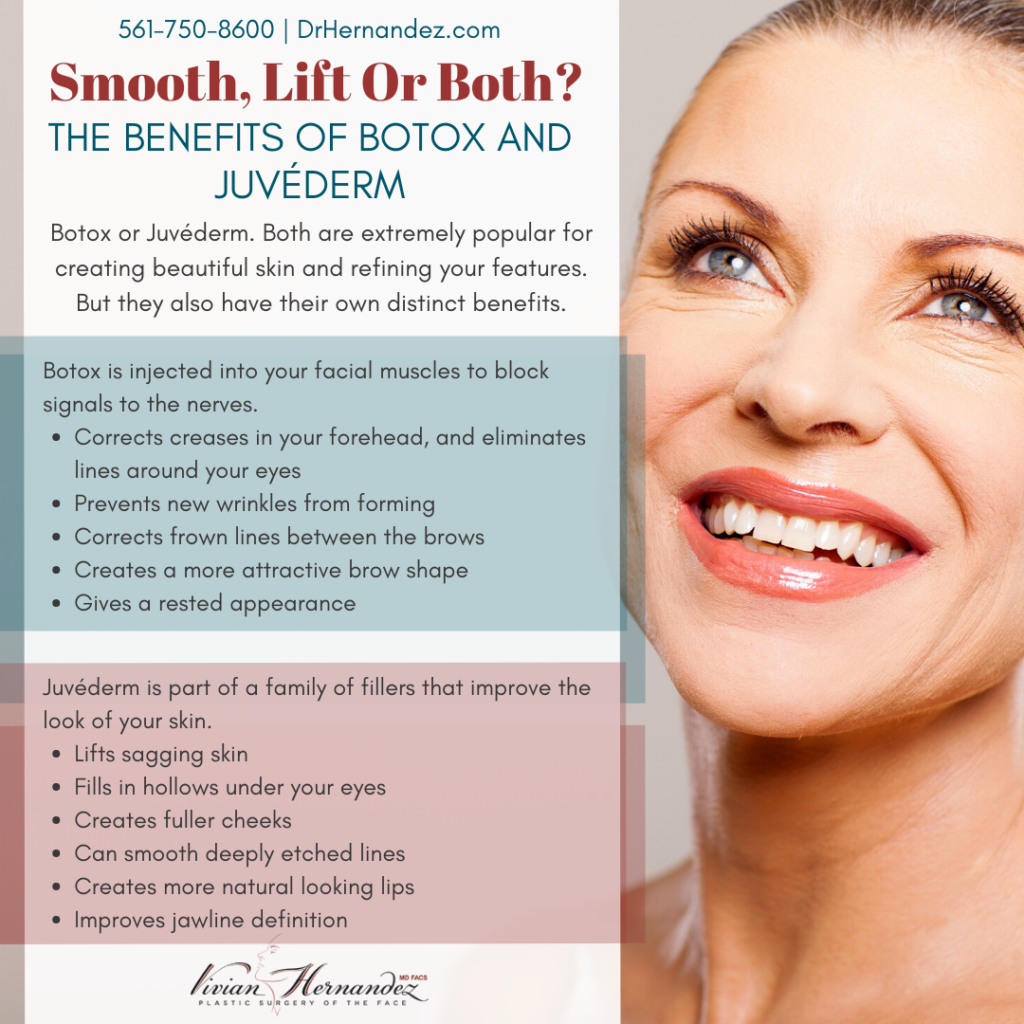 Smooth, Lift, or Both? The Benefits of Botox and Juvéderm - Vivian ...